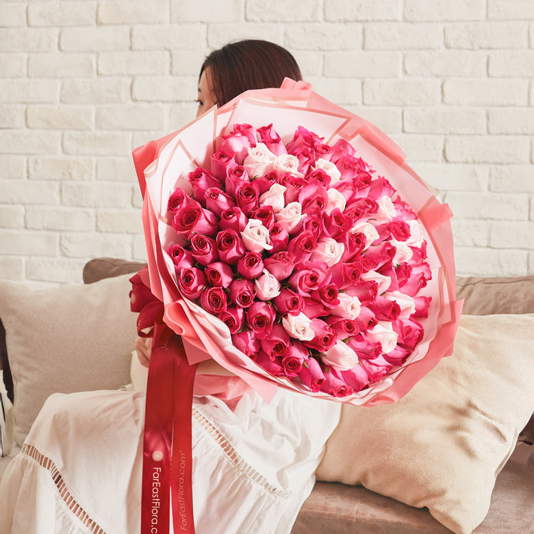 99 Roses Bouquet Delivery | FarEastFlora.com Best Florist in Singapore