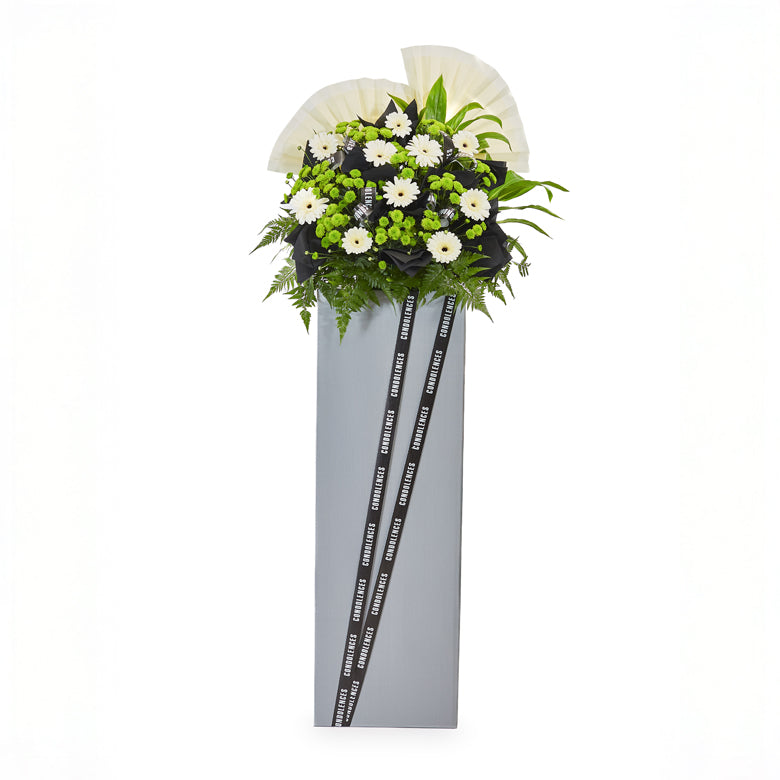 Sympathy Flower Stand – Tranquil Tribute | FarEastFloracom Florist ...