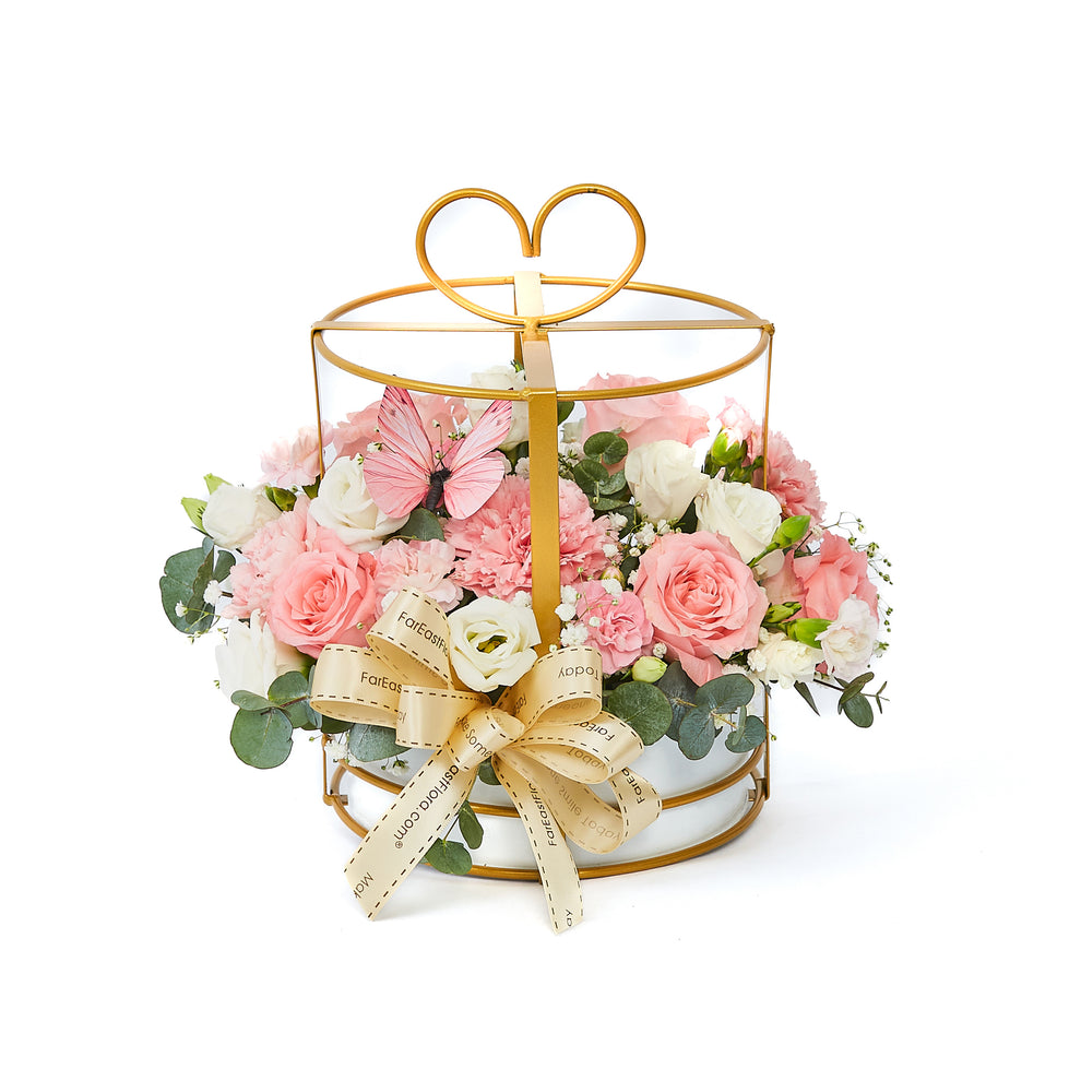 A Gift Of Love (Pink) - Table Flowers – FarEastFlora.com
